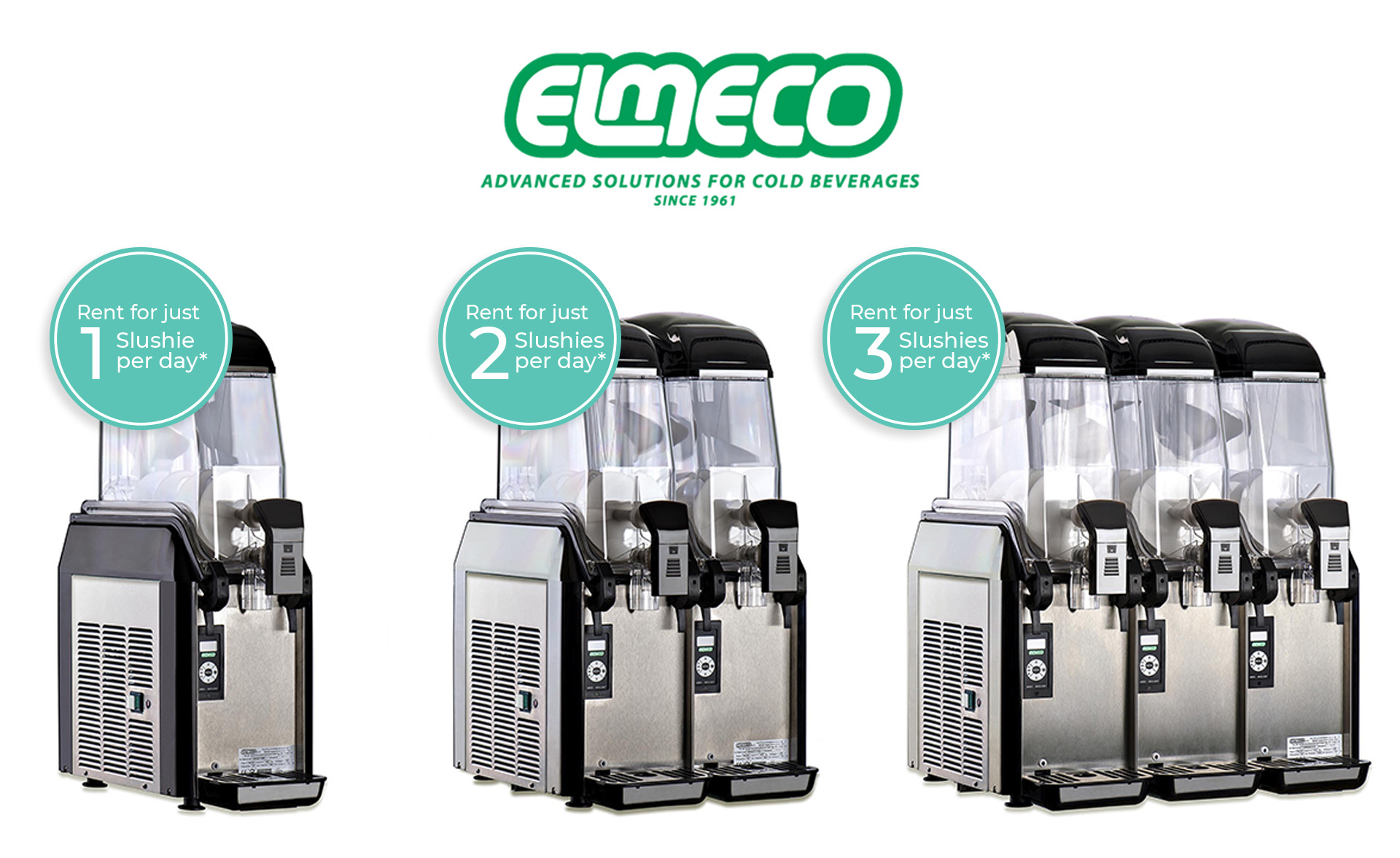 Elmeco Slush Machines | FC1, FC2, FC3 Specifications | Just ...